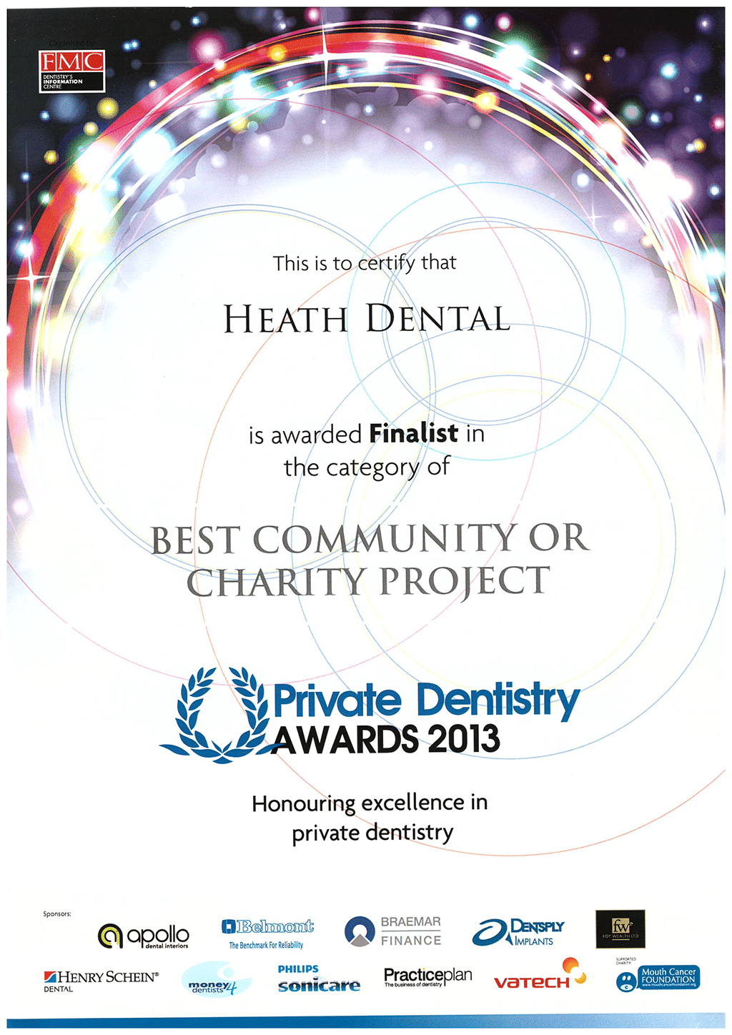 Awards - Heath Dental